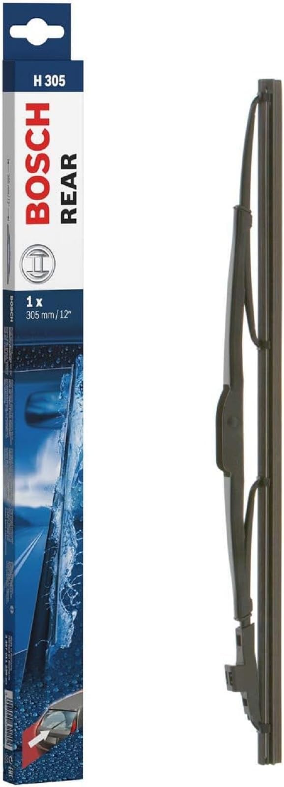 Amazon.com: BOSCH H305 Rear Wiper Blade; 12" - Single : Automotive