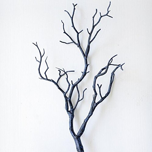 Buy A, 35cm : Artificial tree branch Wood White Plastic small Tree ...