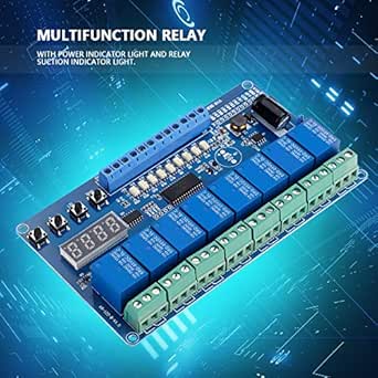 8 36V 8 Channel Multifunction Relay, Relay Module Relay Relay Time ...