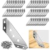 Amazon.com: 50Pcs Universal Stainless Steel Furniture Corner Connector ...