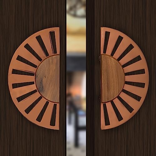 Plantex 304 Grade Stainless Steel Main Door Handle/12-inch Round Shape ...