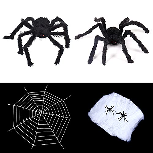 Halloween Spider Web Halloween Spider Decorations 142" Mega Spider Web ...