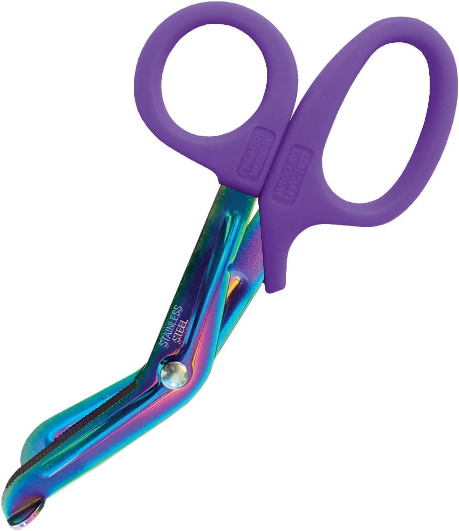 Amazon.com: Prestige Medical 5.5" Nurse Utility Scissor, Rainbow Finish ...