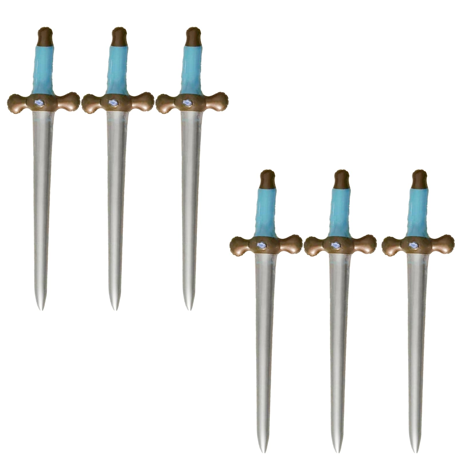 Falafoty 6 Pcs Inflatable Swords for Kids Pirate Swords Inflatable Toy ...