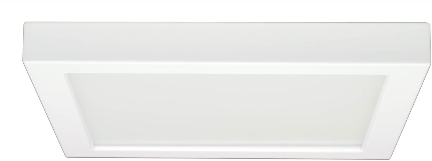 Satco Products S9363 Blink Flush Mount LED Fixture, 18.5W/9", White - Amazon.com