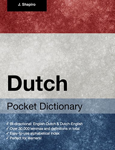 Dutch Pocket Dictionary eBook : Shapiro, John: Amazon.in: Kindle Store