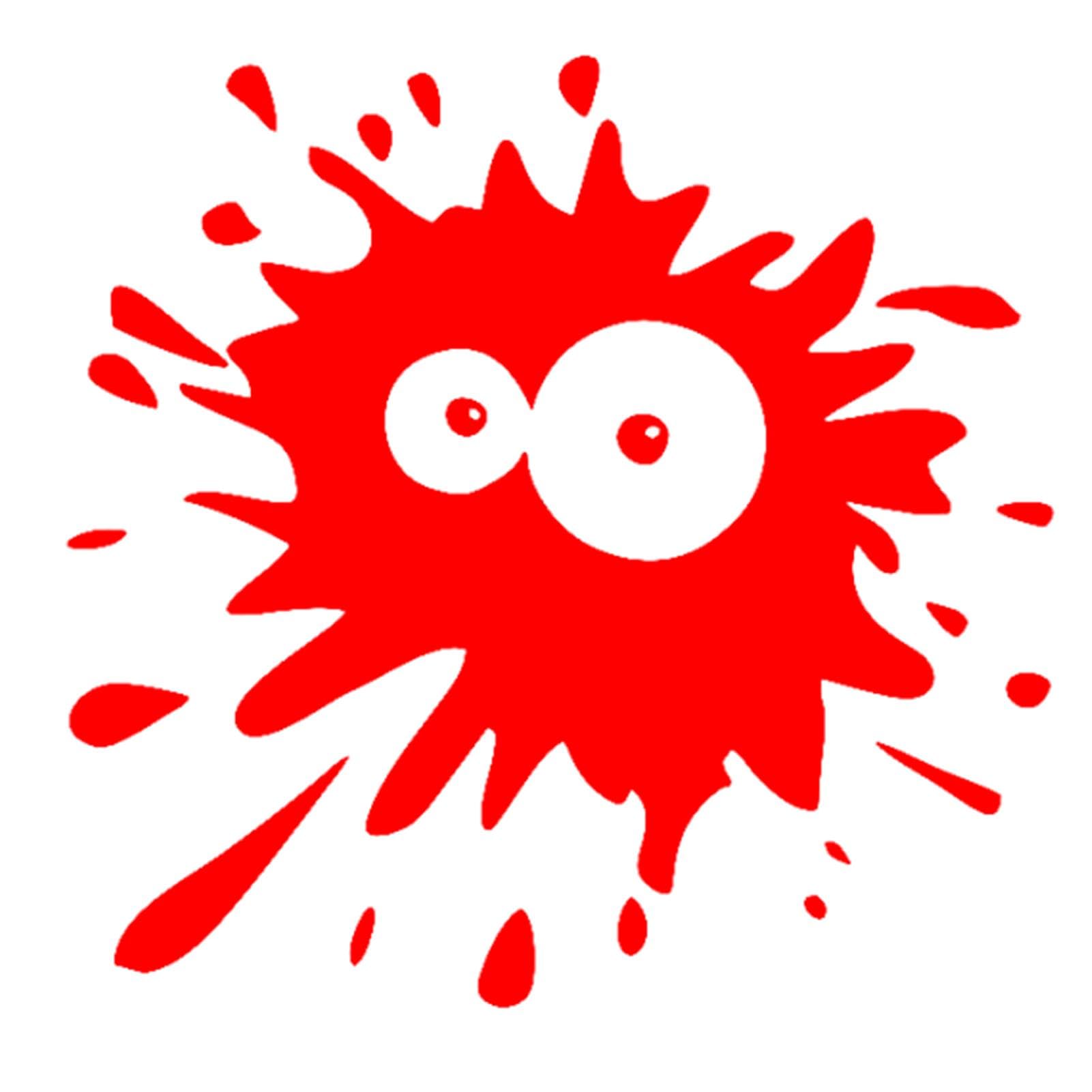 Crazy Splatter Clip Art Premium Vector | Funny Melting Cheese Splash