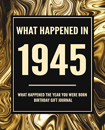 What Happened In 1945 - What Happened The Year You Were Born Birthday ...