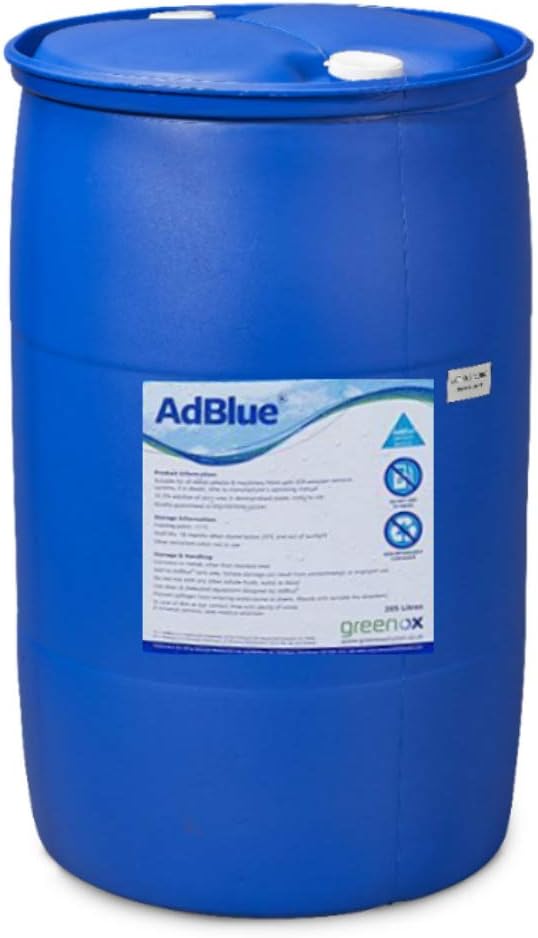 Greenox Adblue Barrel 205L 205 Litre Plastic Drum Euro 5/6 ISO 22241 ...