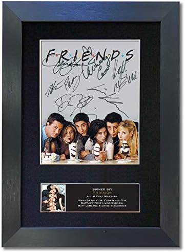 Memorabilia Friends Full Cast Signed Autograph Signature A4 Poster ...