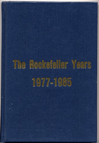 Amazon.com: THE ROCKEFELLER YEARS 1977-1985 Volume II: Official Papers ...