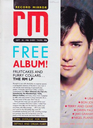 RECORD MIRROR MAGAZINE BACK ISSUE, 20/9/1986 FEATURED ARTISTS - PHIL ...