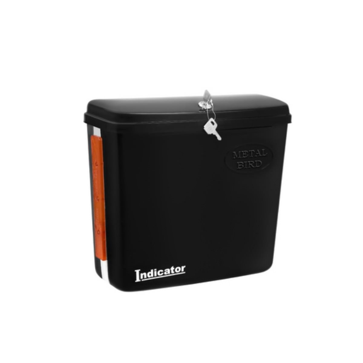 Metal Bird Metal Side Box For Royal Enfield Standard (Black And Orange ...