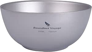 Amazon.com: Boundless Voyage Titanium 250mL/350mL Double Wall Bowl ...