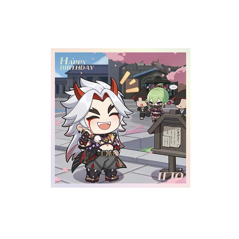 Amazon.com: GENSHIN IMPACT Heartfelt Wishes Series Mini Bordered Poster ...