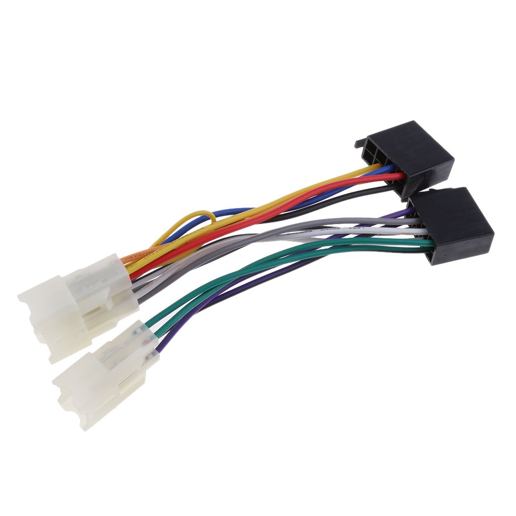 Buy For Toyota Yaris ISO Lead Wiring Stereo Head Unit Harness Adaptor ...