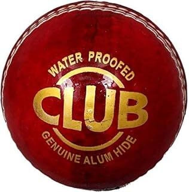 Cricket Leather Ball Color Red Cricket Leather Ball (Pack of 1, Red ...