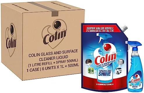 Colin Glass and Surface Cleaner Liquid Spray, Regular - Professional ...