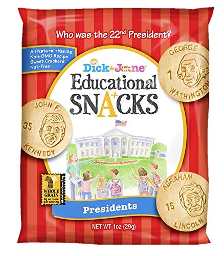 Amazon.com: Dick & Jane Educational Snacks | PRESIDENTS - 120 bags that ...
