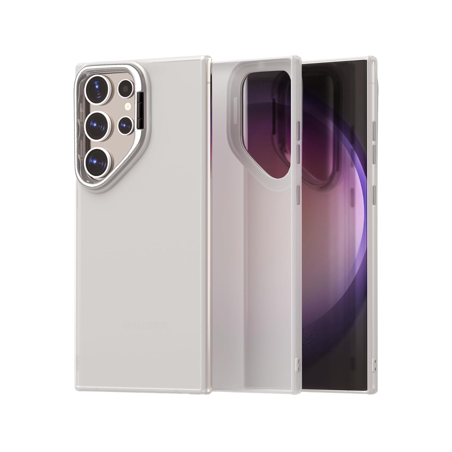 amazon basics Samsung Galaxy S23 Ultra Case with Stand, Scratch ...