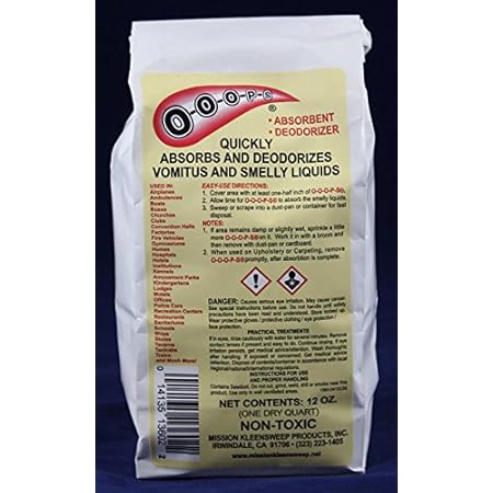 Amazon.com: OOOPS Vomit and Smelly Liquid Absorbent and Deodorizer ...