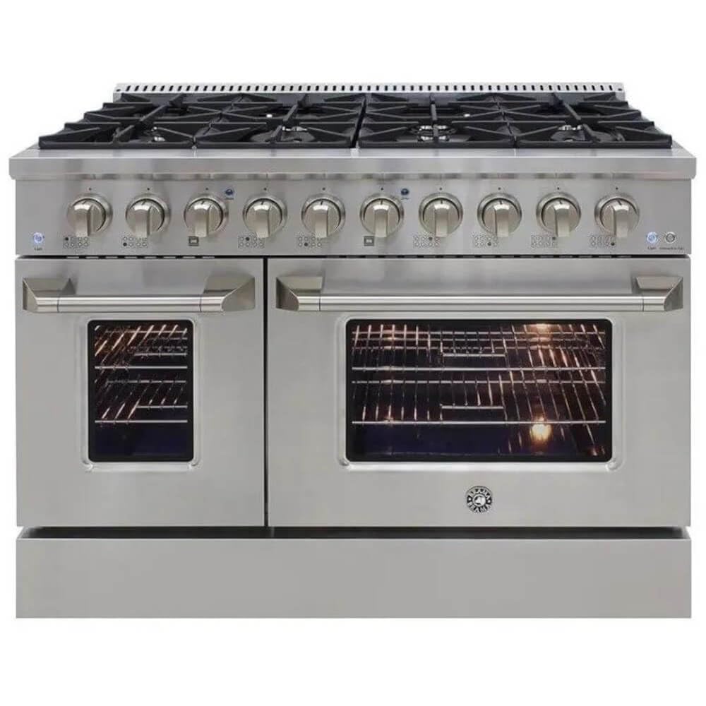 Amazon.com: BRAMA Gas Range with 8 Burner Cooktop, 48-Inch with Double ...