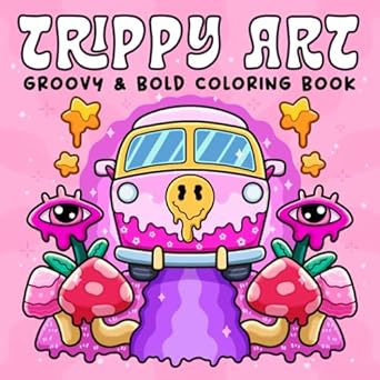 Amazon.com: Trippy Art: Coloring Book for Adults Featuring Psychedelic ...