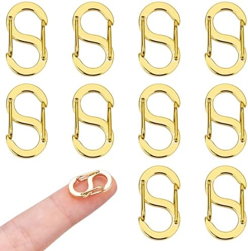 Amazon.com: 10pcs Double Opening Lobster Clasp S Lock Necklace ...