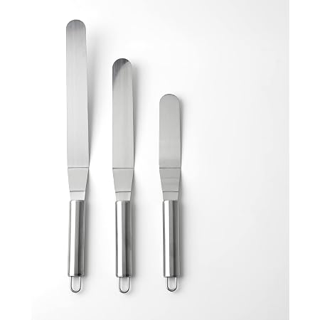 Amazon.com: Anaeat Icing Spatulas, Set of 3 Professional Cake Angled ...
