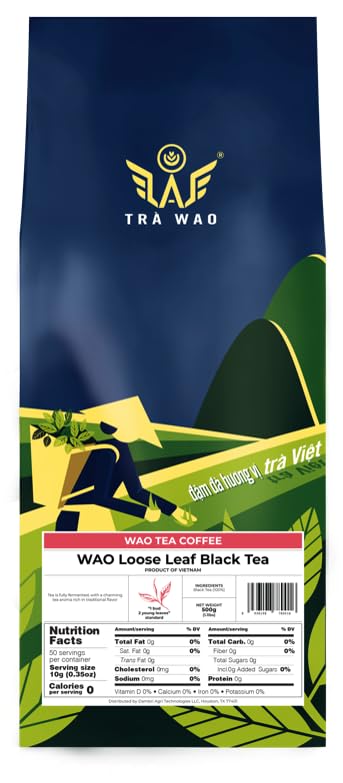 Amazon.com : WAO Loose Leaf Black Tea, Loose Leaf Black Tea, strong tea ...