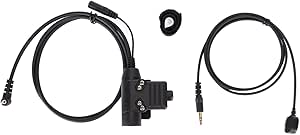 Amazon.com: Headset Adapter for 2-Way Radios - PTT Handheld Microphone ...