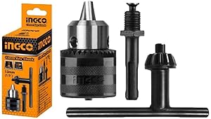 Ingco Drill Chuck Key with Adaptor, 13 mm Capacity : Amazon.co.za: DIY ...