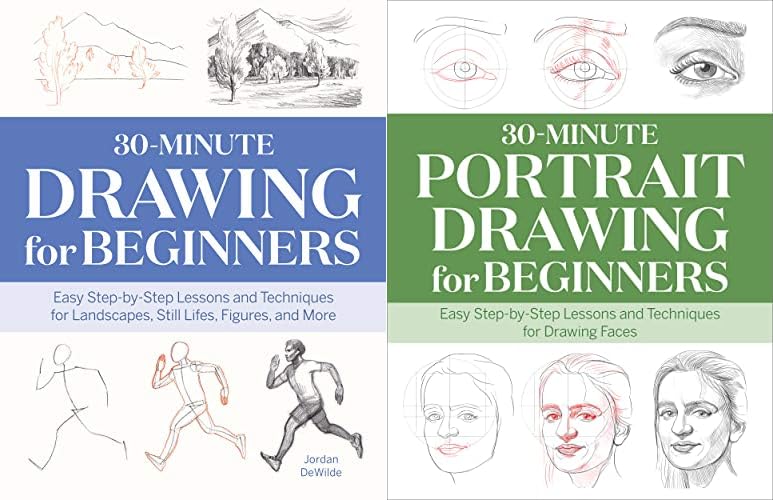 Amazon.com: 30-Minute Drawing for Beginners: Easy Step-by-Step Lessons ...