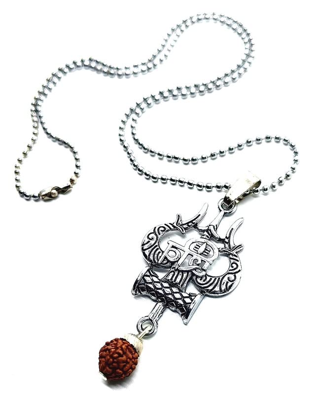 Buy Dynamic Retail Global Shiva Mahakal Locket Pendant Necklace Mahadev ...