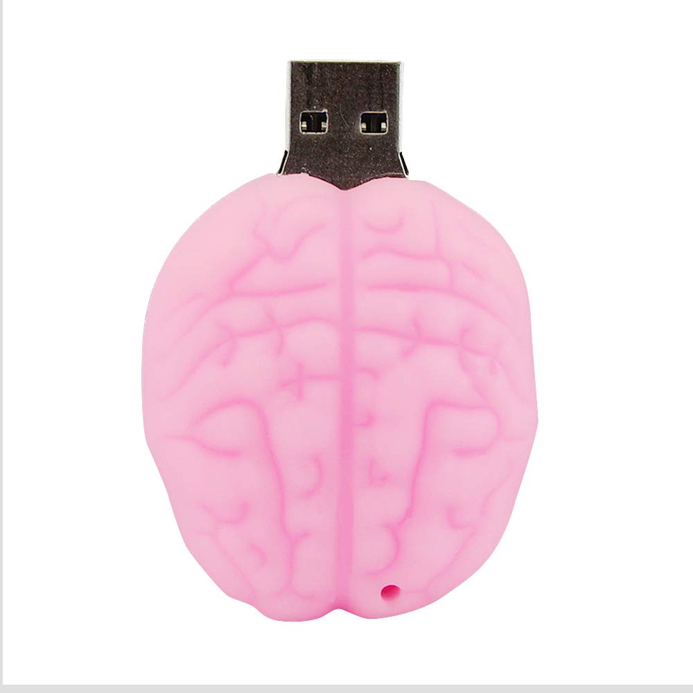 Snapklik.com : 32GB USB 2.0 Flash Drive Novelty Cute Pink Brain Shaped ...