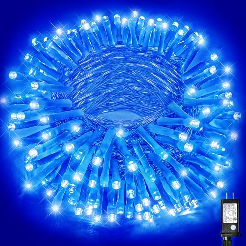66ft 200 LED Christmas Lights Outdoor - 8 Modes Christmas String Lights ...
