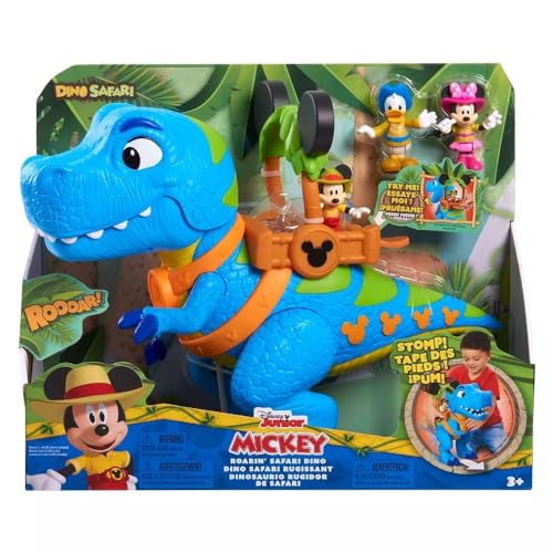 Disney Junior Mickey Mouse Funhouse Roarin' Safari Dino, 4-piece ...