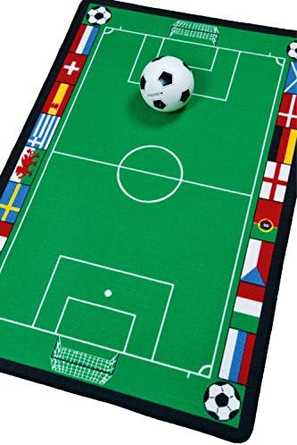 Paco Home Kids Rug Football Play Mat Childrens Rug Football Pitch Green ...