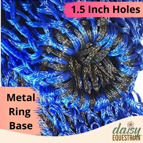 Double Hay Net For Horses – Metal Ring Net Bag With Strong Mesh Holes ...