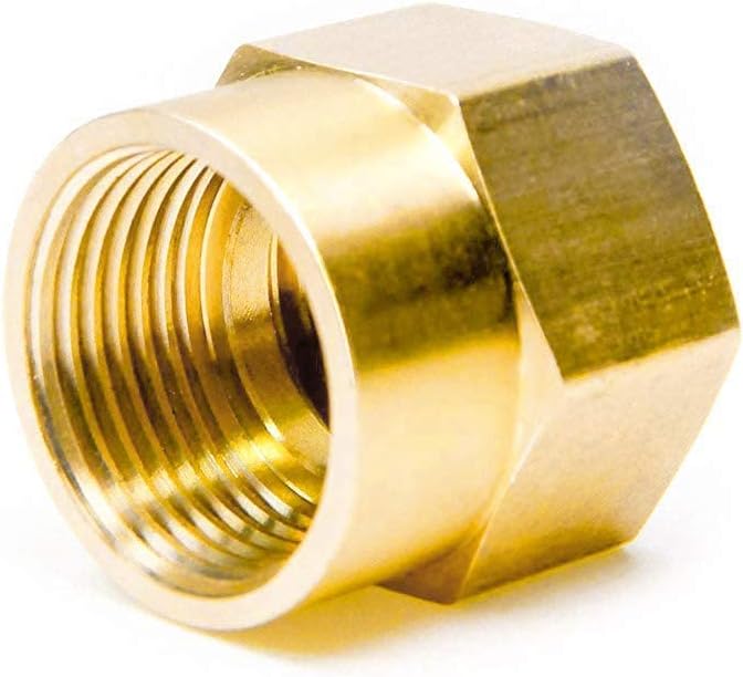 Amazon.com: uxcell 25mm Slip x 3/4 PT Female Brass Thread PVC Pipe ...