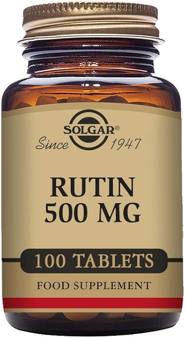 Amazon.com: Solgar Rutin 500 mg, 100 Tablets - Antioxidant - Natural ...