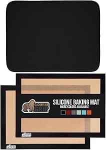 Amazon.com: Gorilla Grip Microfiber Dish Drying Mat and Silicone Baking ...