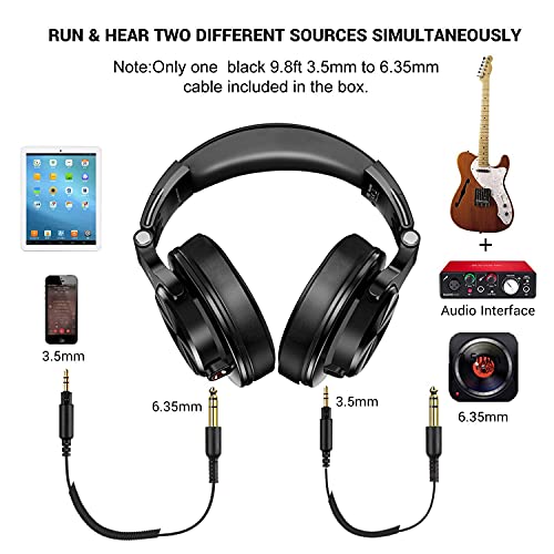 OneOdio A71D PC Headsets with Microphone, Multifunctional Headset with ...