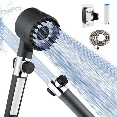Iopsk Shower Head with Filters for Hard Water,Handheld Shower Head with ...
