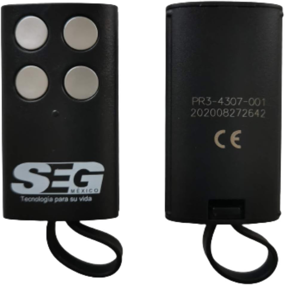 SEG Control remoto de 3 canales para motores de portón de la marca SEG ...