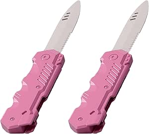 Amazon.com: Lovisun Retractable Plastic Toy Knives - 2 Pack - Safe and ...