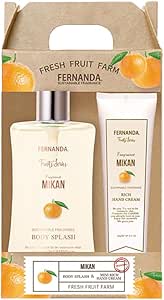 Amazon | フェルナンダ ボディスプラッシュ & ミニリッチハンドクリーム ギフトセット ミカン (20g + 95mL) | FERNANDA（フェルナンダ） | ボディクリーム 通販