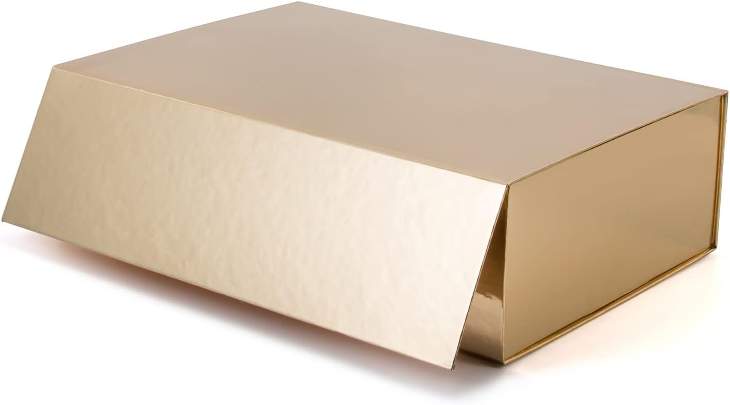 Geschenkbox mit Deckel, Magnetische Große Faltbox 33x22,5x10cm ...
