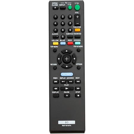 Amazon.com: RMT-B115A Replace Remote for Sony Blu-Ray DVD Player BDP ...