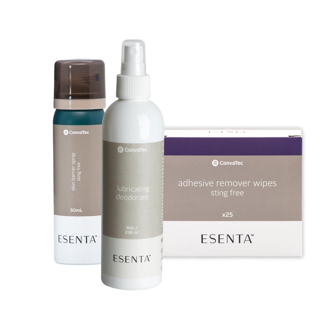 Amazon.com: ConvaTec ESENTA Ostomy Accessories Bundle with Skin Barrier ...